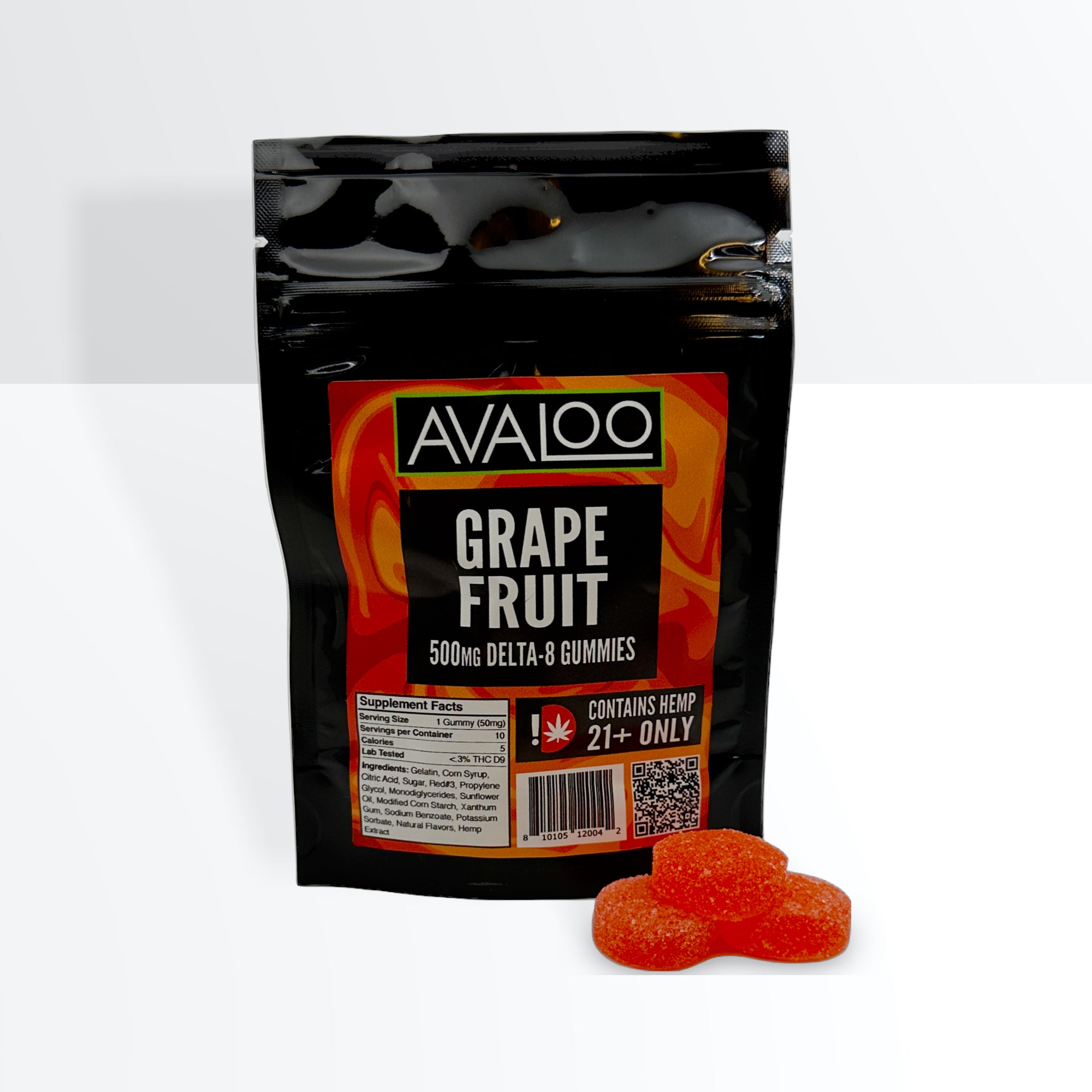 Delta 8 Gummy - Grapefruit | Avaloo